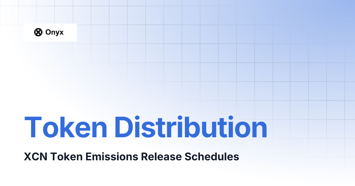 Token Distribution | Onyx Documentation